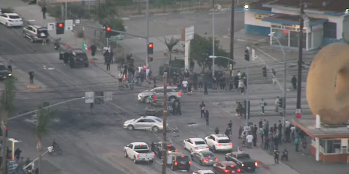 Community Rallies in Compton to Denounce Immigration Raids with Unity ...